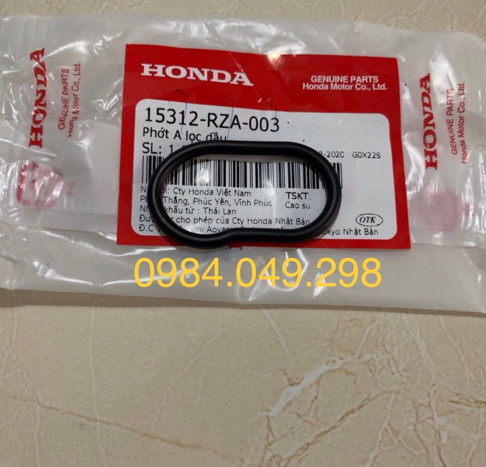 Phớt A lọc dầu động cơ Honda Civic/15312-RZA-003 -phụ tùng Honda Japan ...