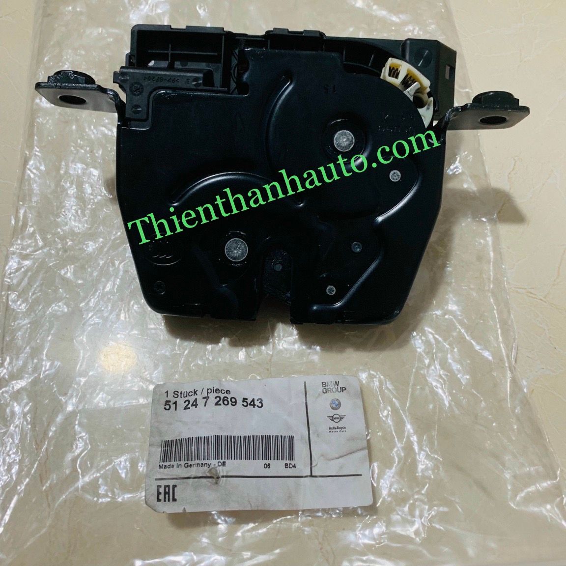 Ổ khóa cốp sau BMW chính hãng - 51247269543 - Thienthanhauto.com – Phụ ...