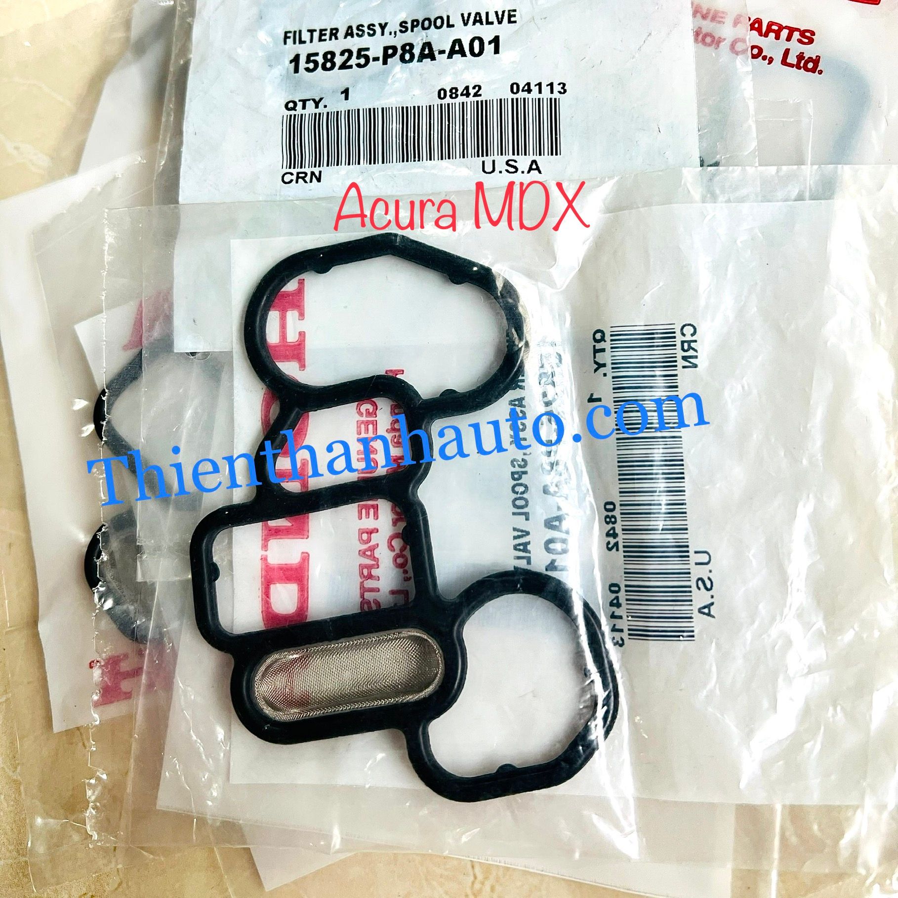 Gioăng van điện từ Solenoid Acura MDX 2007-2013 chính hãng - 15825P8AA ...