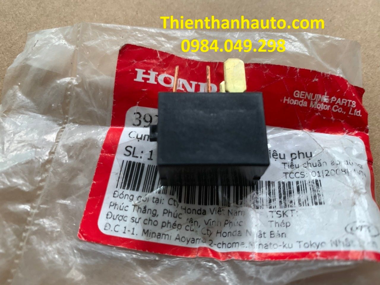 Rơ le phun nhiên liệu-Relay Honda Civic, CRV, Accord-Tel: 0984.049.298 ...