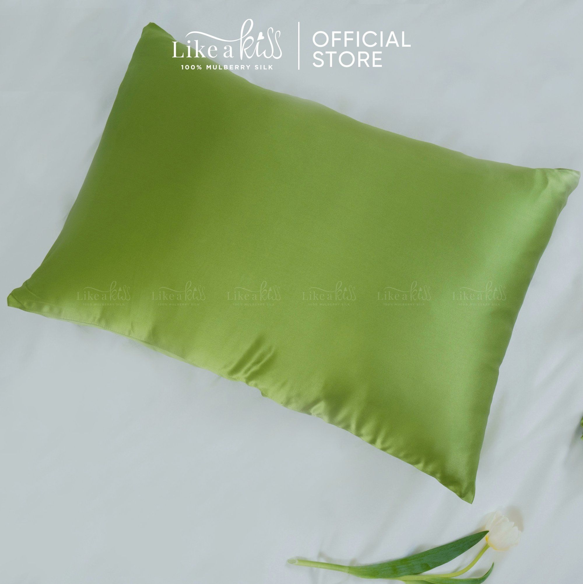 Vỏ gối lụa 100% Mulberry Silk – Like a Kiss