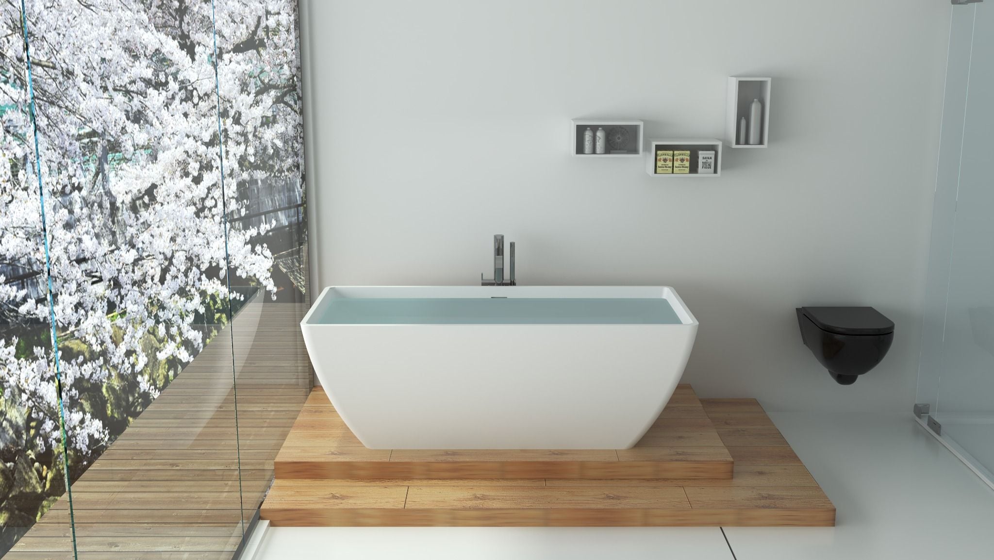 BỒN TẮM SOLID SURFACE BS-641 – Takumizima