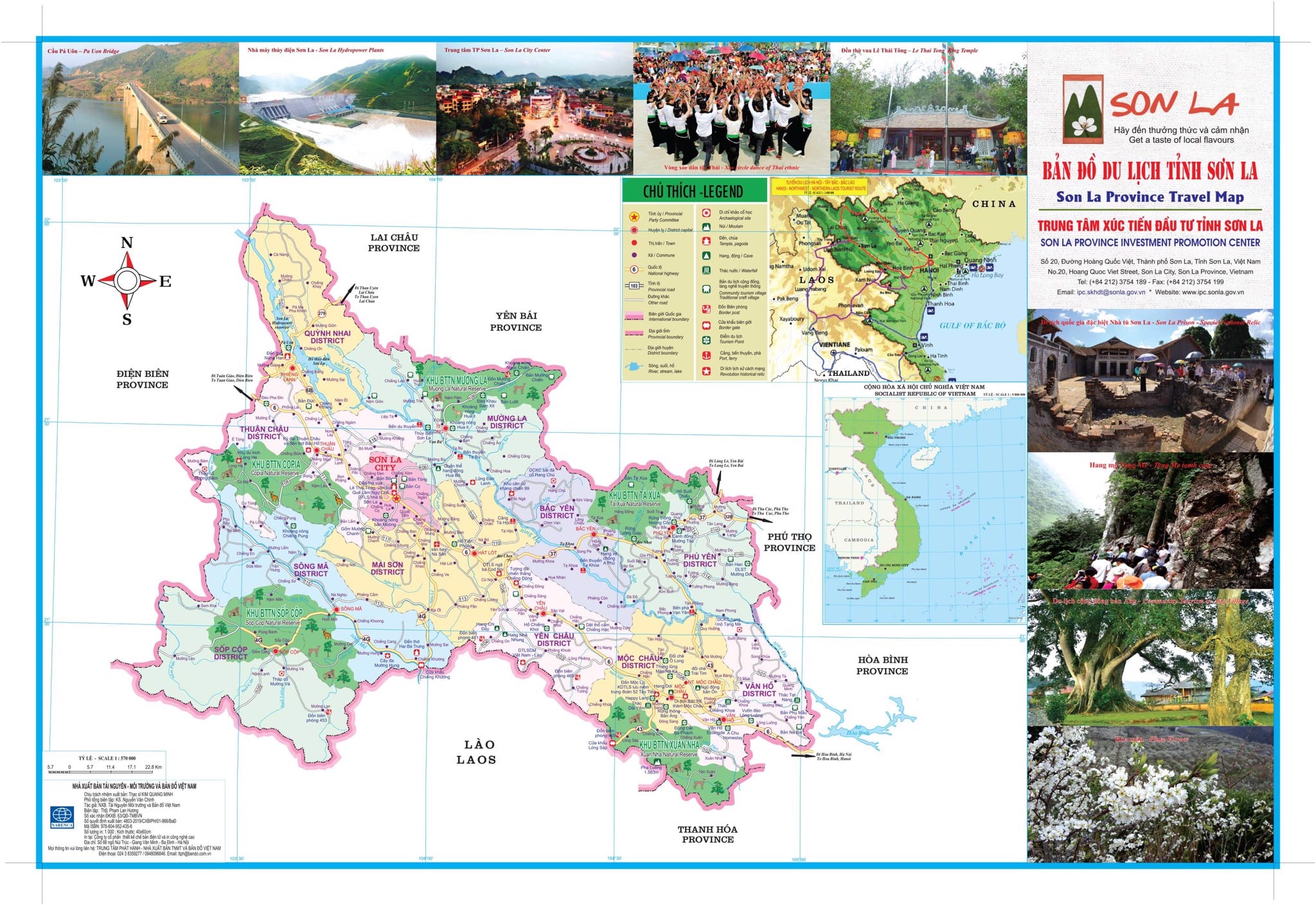 Bản đồ Du lịch Sơn La Bản đồ quả cầu Việt