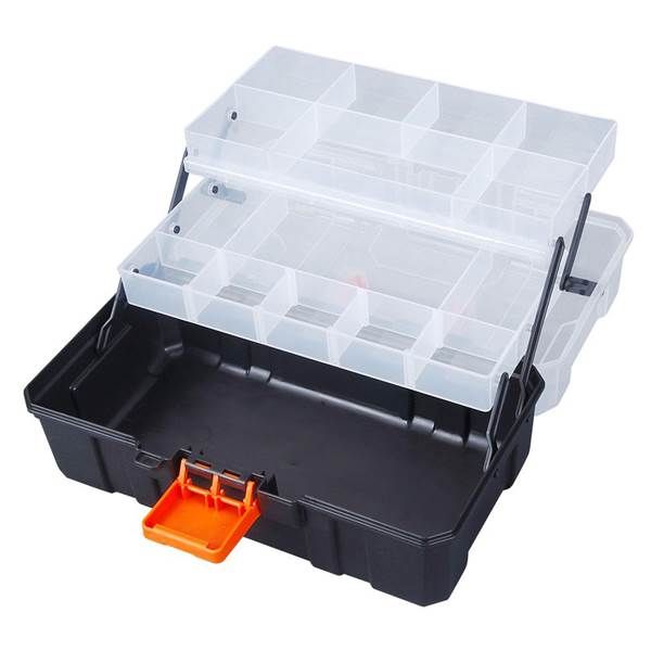HỘP NHỰA ĐA NĂNG TACTIX ĐEN 33X20X15.8CM - ACE Home Center VN