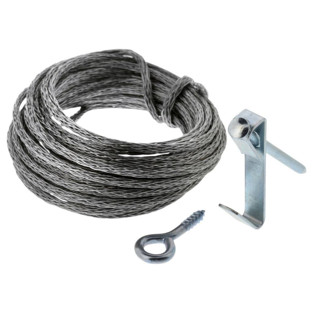 BỘ 5 MÓC THÉP TREO TRANH CÓ DÂY HILLMAN 2.3KG - ACE Home Center VN