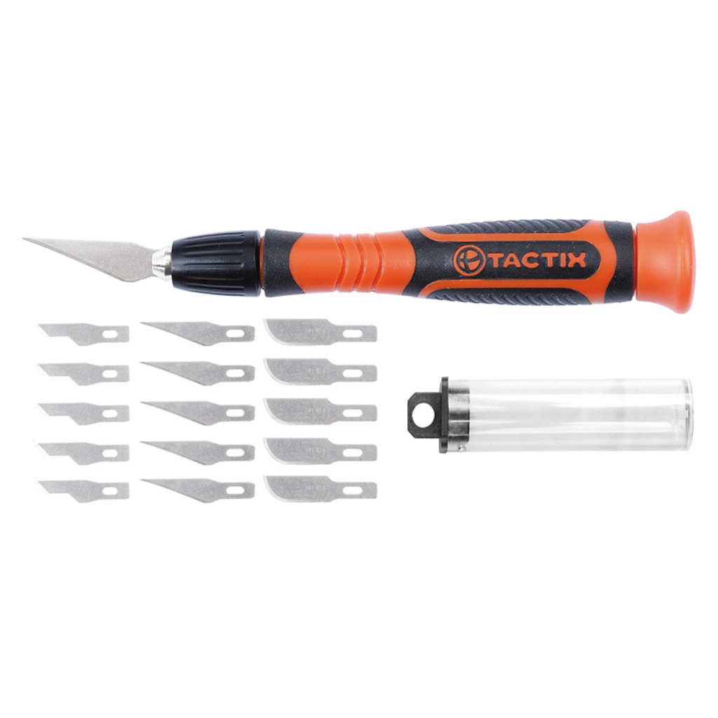 BỘ DAO KHẮC 17 MÓN TACTIX 545291 BẰNG KIM LOẠI - ACE Home Center VN