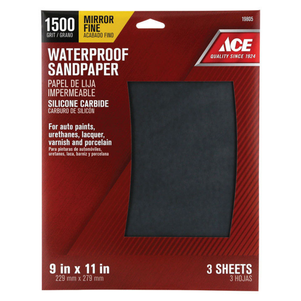 GÓI 3 MIẾNG CHÀ NHÁM ACE 27X22CM SILICONE CARBIDE - ACE Home Center VN
