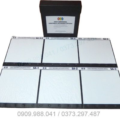 3D Smoothness appearance replicas AATCC 68353A – BISE