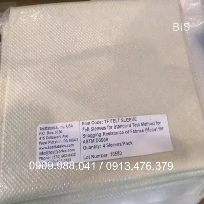 Snagging Wool Felt Sleeves ASTM D3939 Testfabrics – BISE