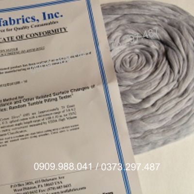 Sợi Cotton Xám Testfabrics ASTM D3512 – BISE