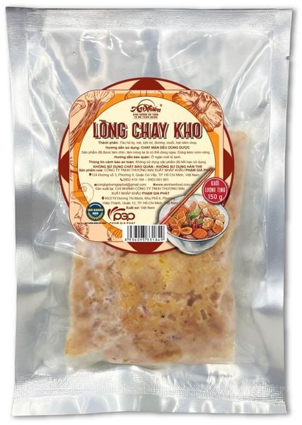 Lòng Chay Kho – CÔNG TY TNHH THƯƠNG MẠI XUẤT NHẬP KHẨU PHẠM GIA PHÁT