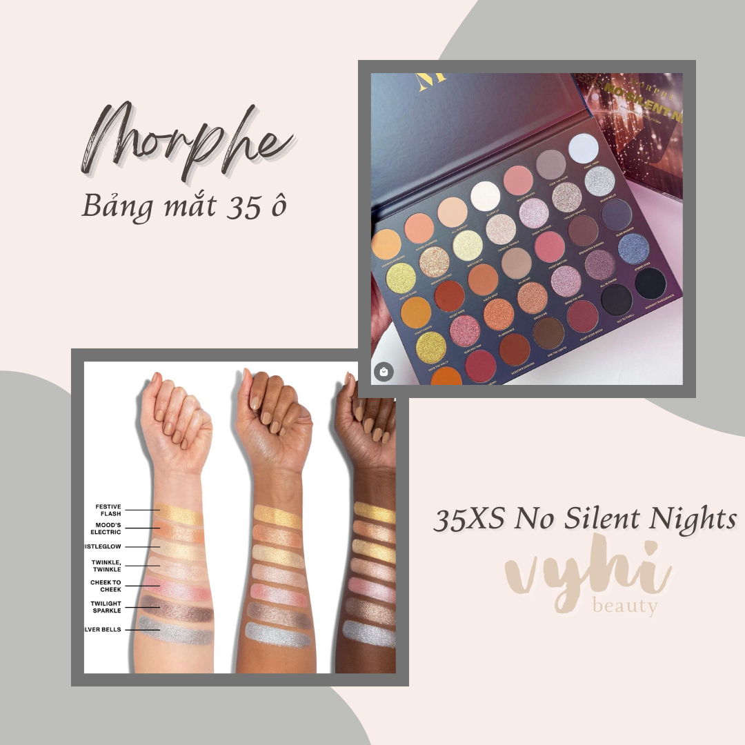 Tổng hợp bảng mắt Morphe 35 ô – Vy Hí Beauty