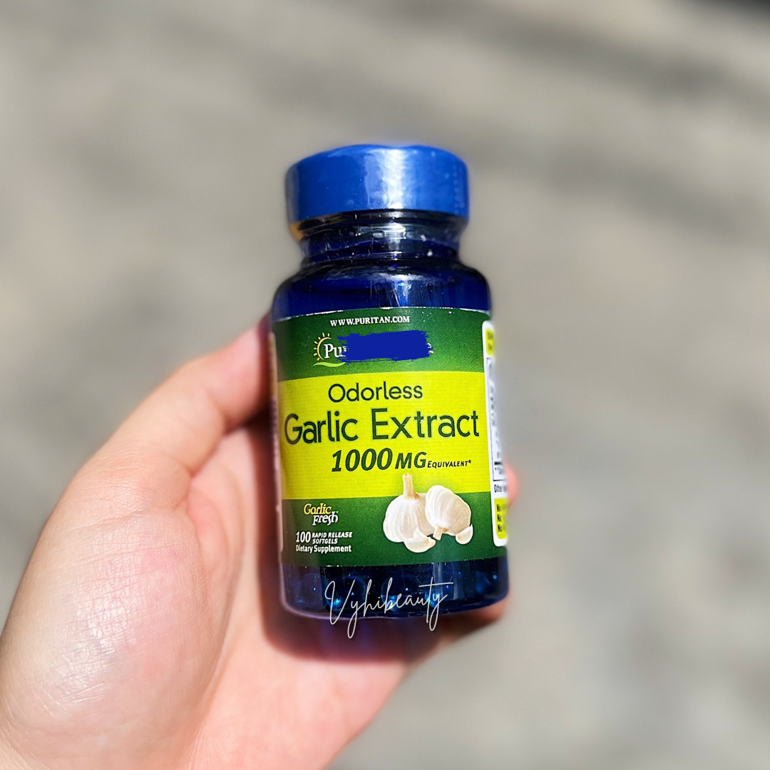Viên uống Puritan's Pride Odorless Garlic Extract 1000mg Equivalent 10 ...