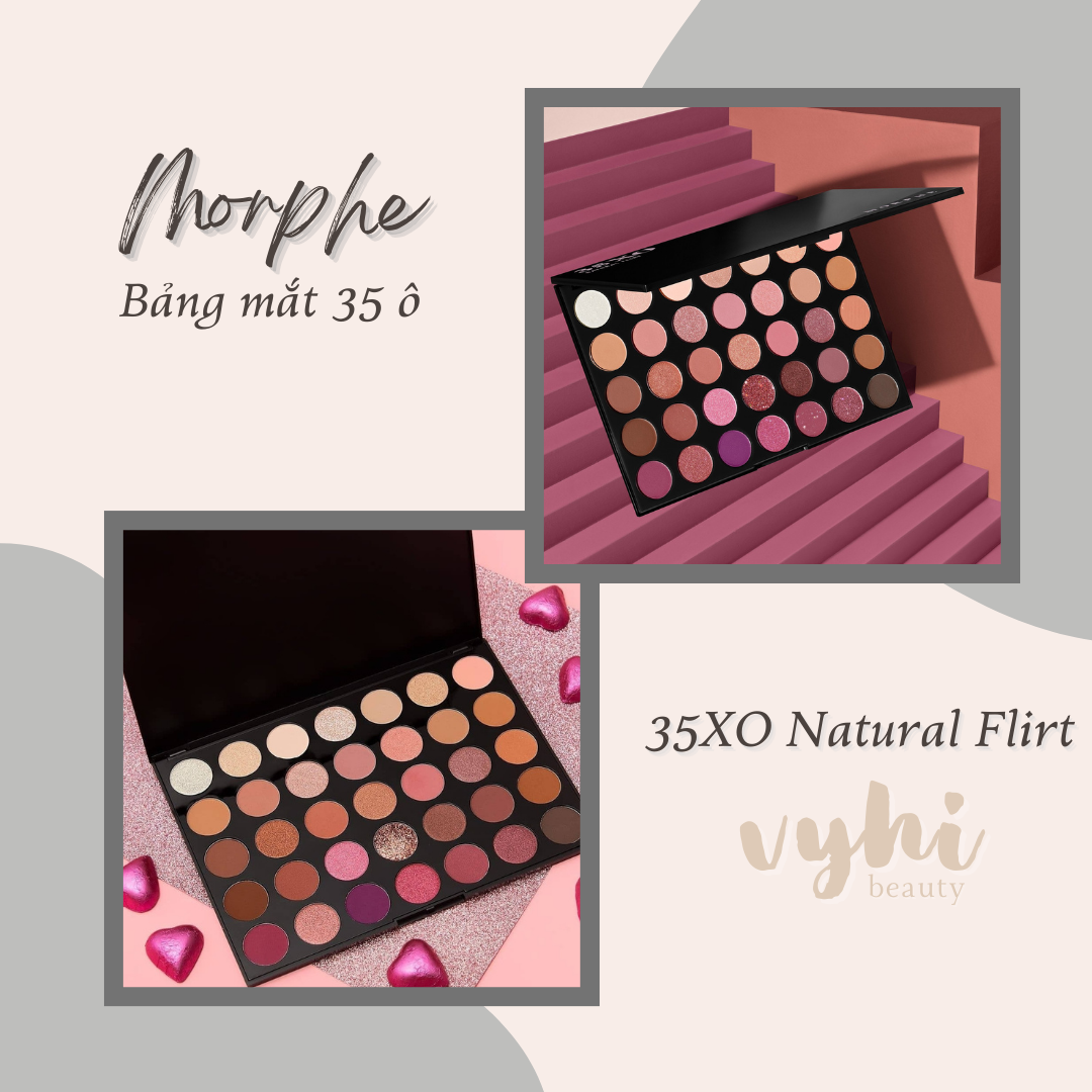 Tổng hợp bảng mắt Morphe 35 ô – Vy Hí Beauty