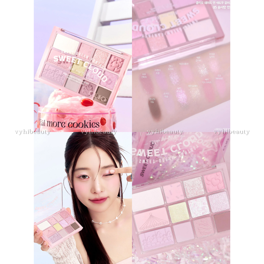 Bảng mắt Clio Sweet Cloud 12 ô – Vy Hí Beauty
