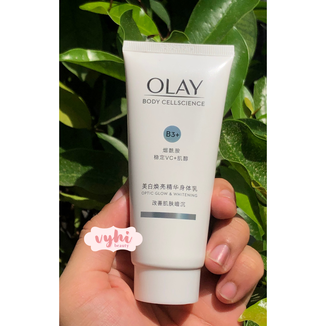 (Bản trung) Dưỡng thể Olay Body Cell Science B3+ VC+ Optic Glow & Whit ...