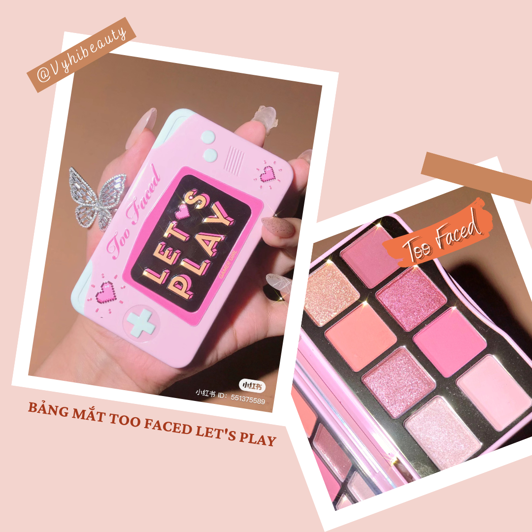 Bảng mắt Too Faced Let's Play 8 ô – Vy Hí Beauty