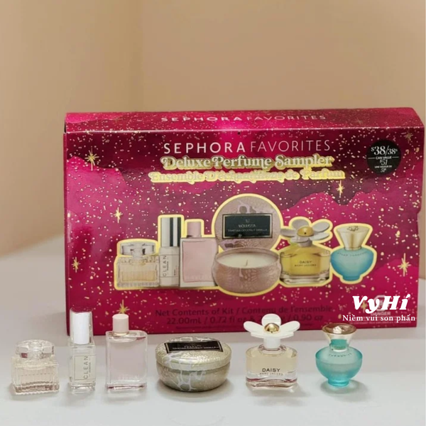 Set nước hoa Sephora Favorites Deluxe 5 nước hoa mini + 1 nến thơm – Vy ...