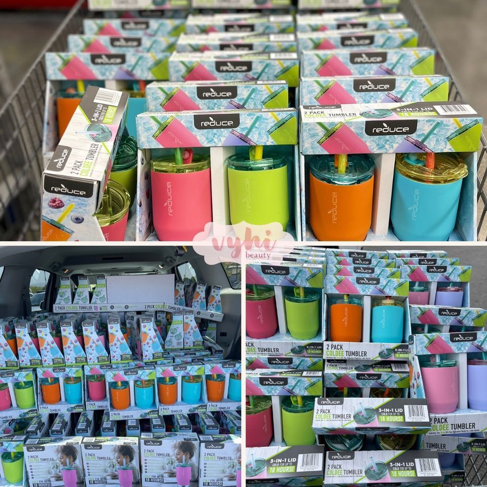 Set 2 ly Reduce Kids Coldee Cách Nhiệt Chân Không 414ml – Vy Hí Beauty