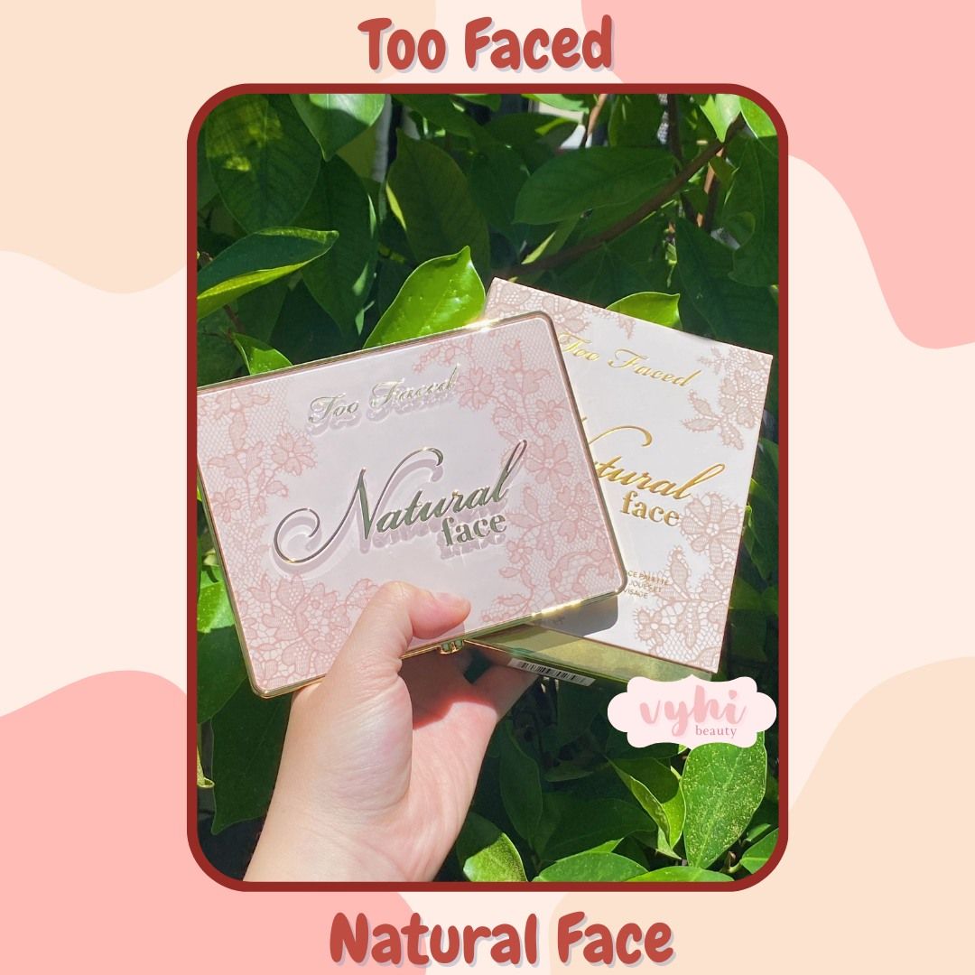 Bảng má Too Faced Natural Face 6 ô gồm phấn má, bắt sáng, tạo khối – Vy ...