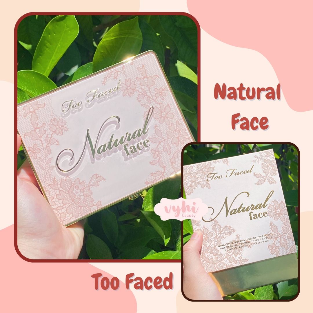 Bảng má Too Faced Natural Face 6 ô gồm phấn má, bắt sáng, tạo khối – Vy ...