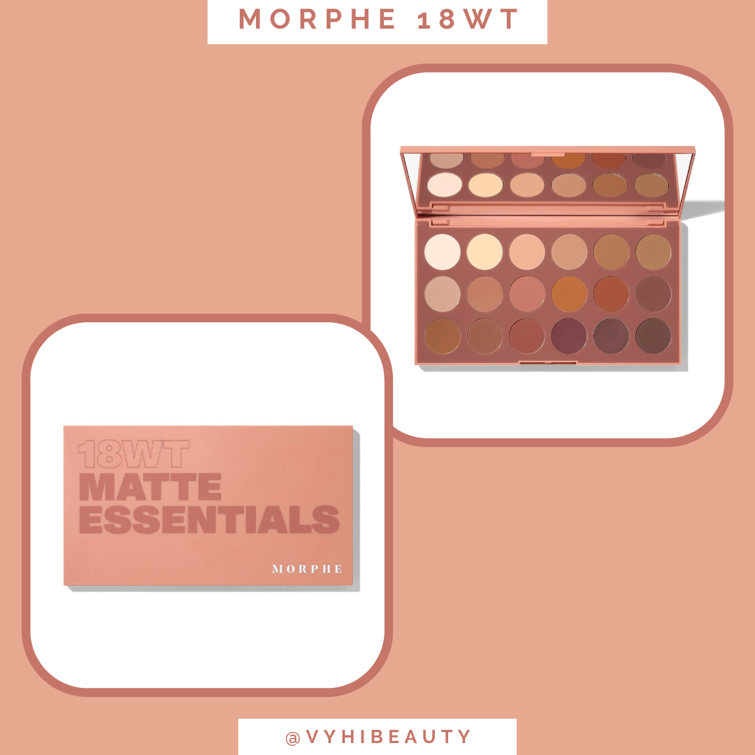 Bảng mắt Morphe 18WT Matte Essentials 18 ô – Vy Hí Beauty