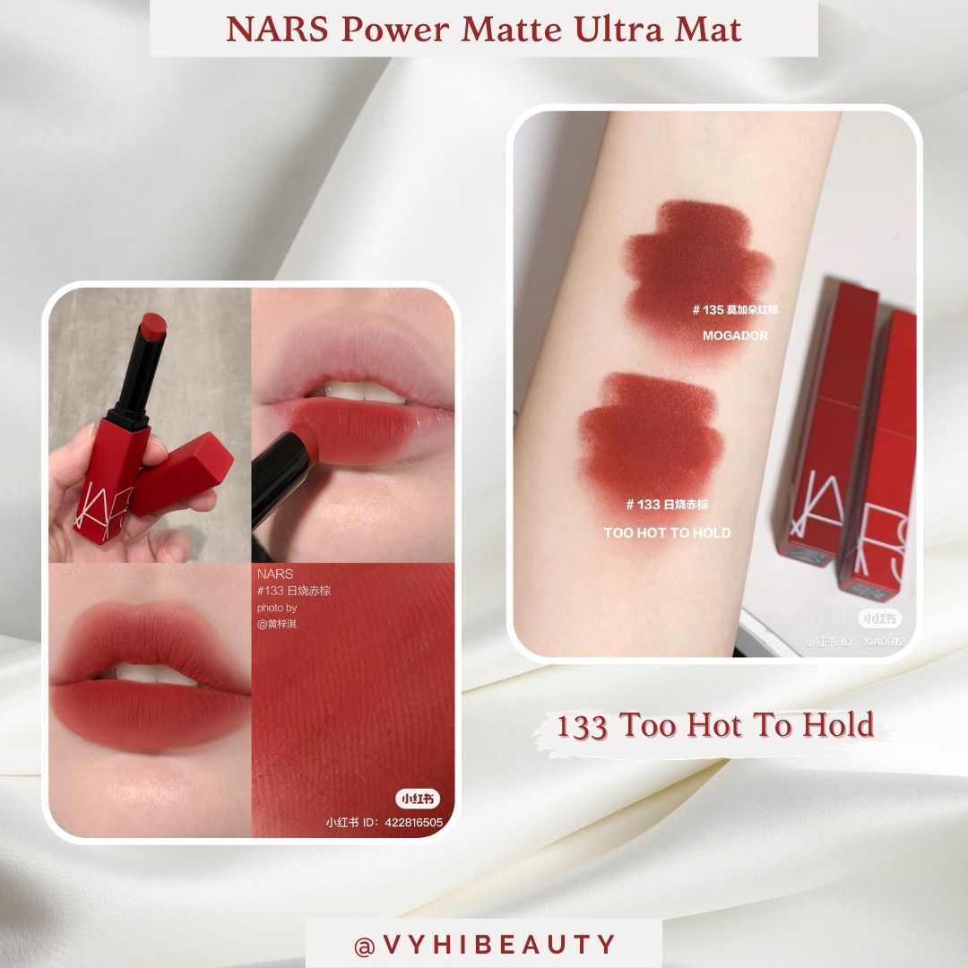 Son thỏi Nars Power Matte Lipsticks Ultra Mat màu mới nhất năm 2022 – Vy Hí Beauty
