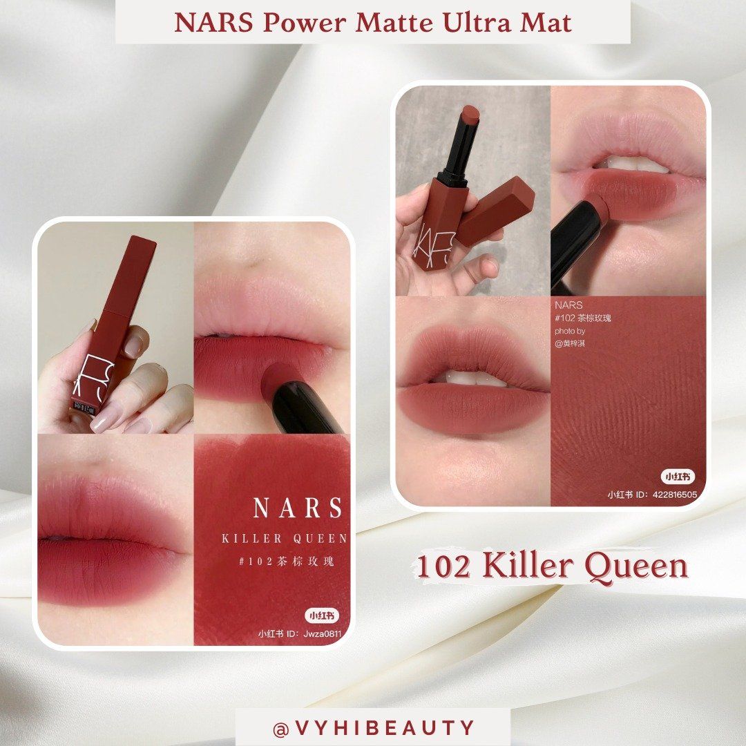 Son thỏi Nars Power Matte Lipsticks Ultra Mat màu mới nhất năm 2022 – Vy Hí Beauty