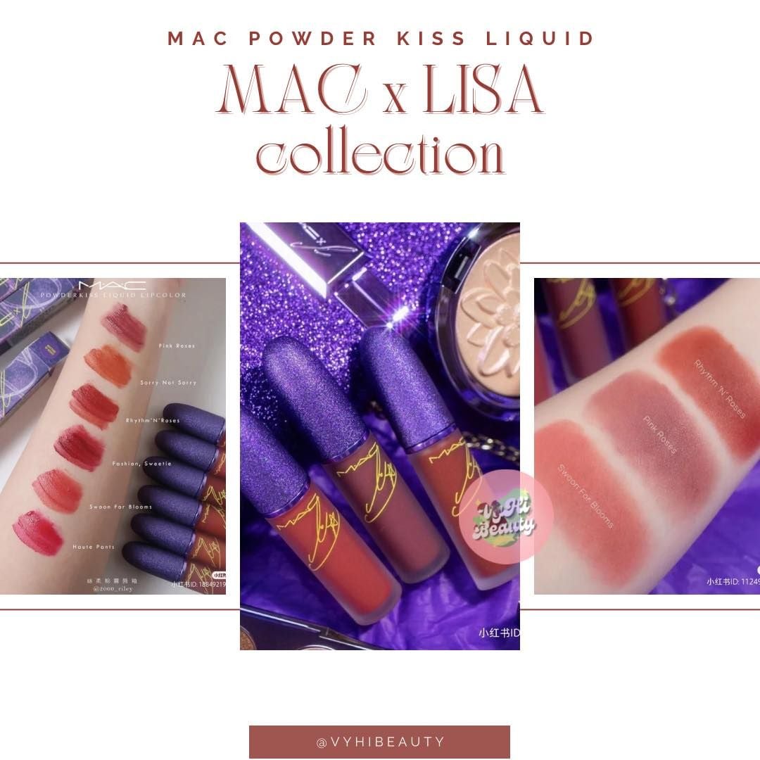 Son kem MAC powder kiss liquid Lisa – Vy Hí Beauty