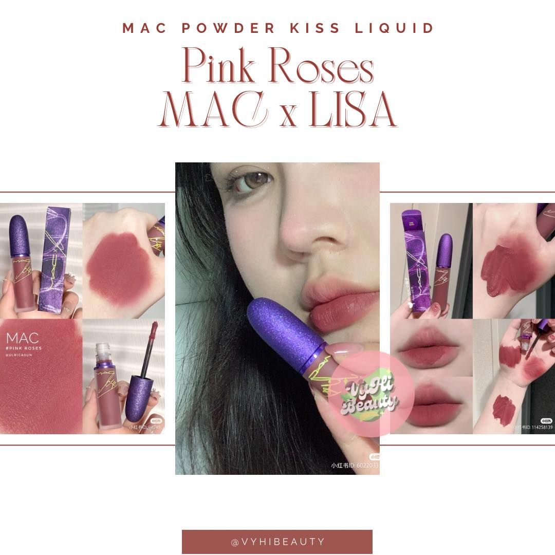 Son kem MAC powder kiss liquid Lisa – Vy Hí Beauty