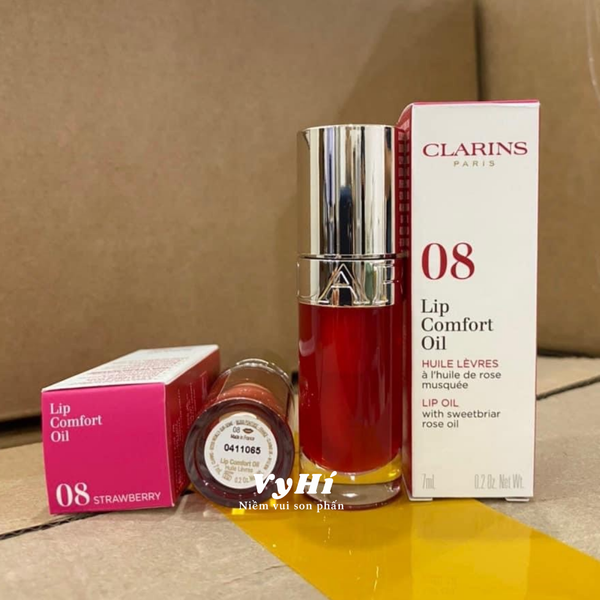 Son dưỡng Clarins Lip Comfort Oil 7ml – Vy Hí Beauty