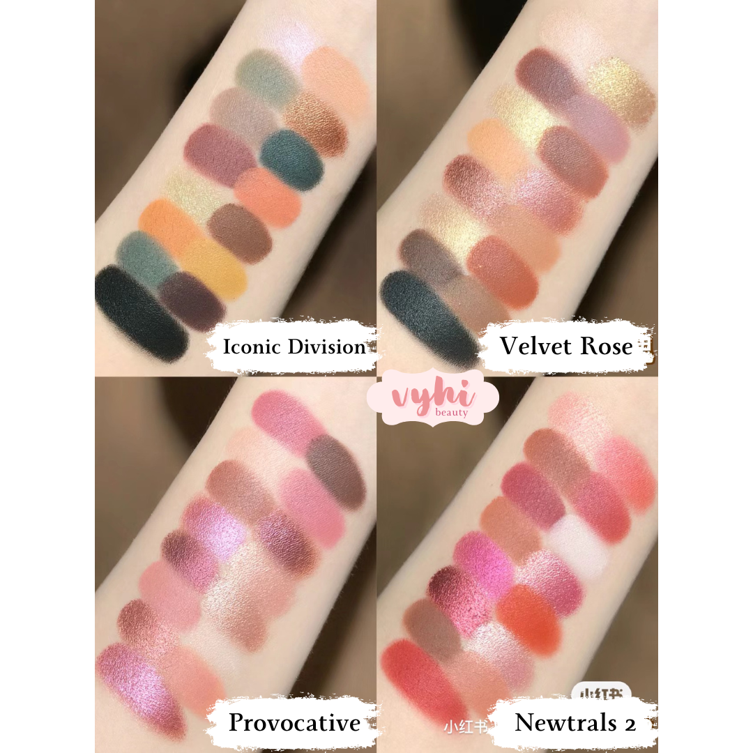 Bảng mắt Revolution Beauty Reloaded Velvet Rose 15 ô – Vy Hí Beauty