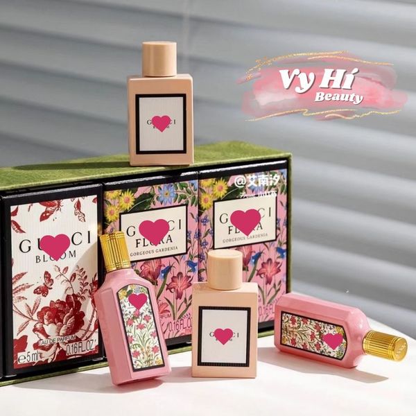 Set nước hoa Gucci 4 chai mini 4 x 5ml – Vy Hí Beauty