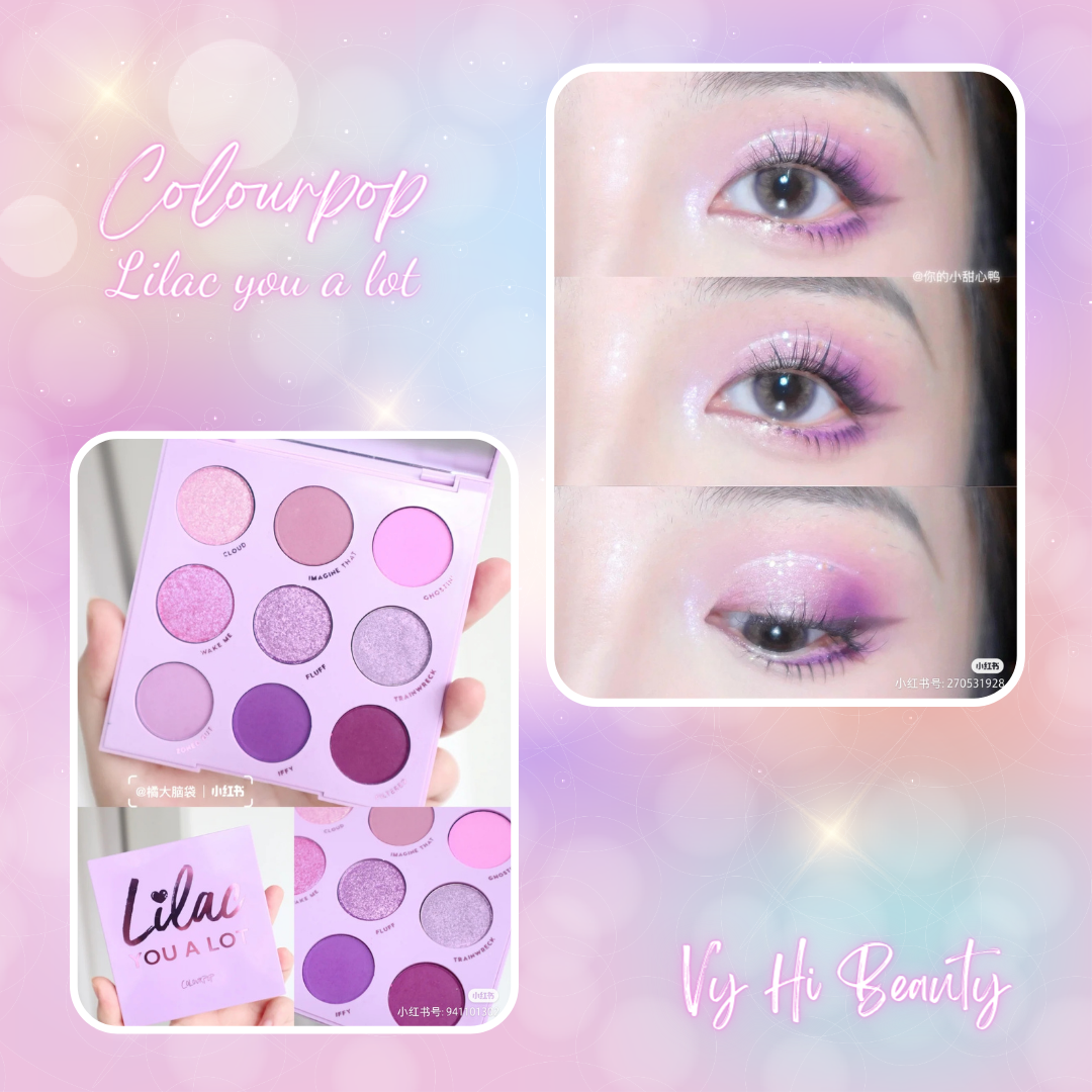Bảng mắt Colourpop Lilac You A lot – Vy Hí Beauty
