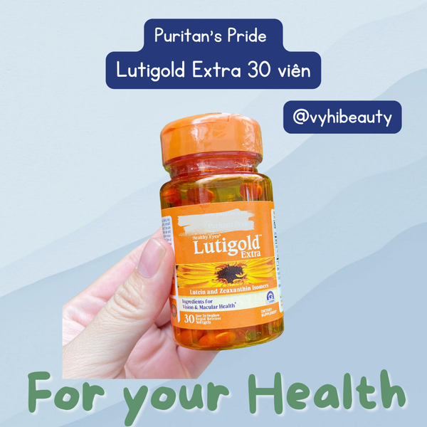 Viên uống bổ mắt Puritan’s Pride Lutigold Lutein 20mg 120 viên – Vy Hí ...