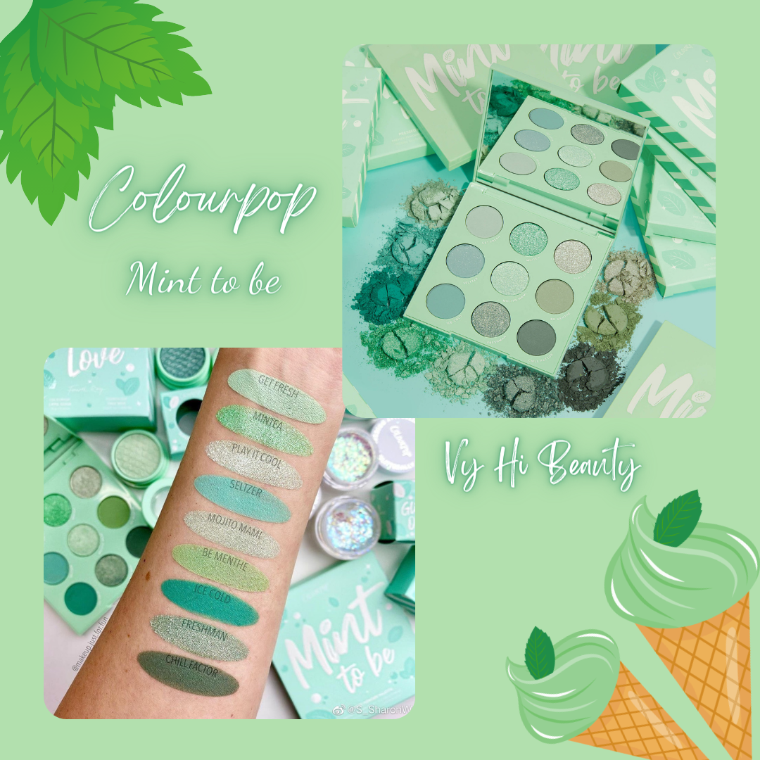 Bảng mắt Colourpop Mint to be – Vy Hí Beauty