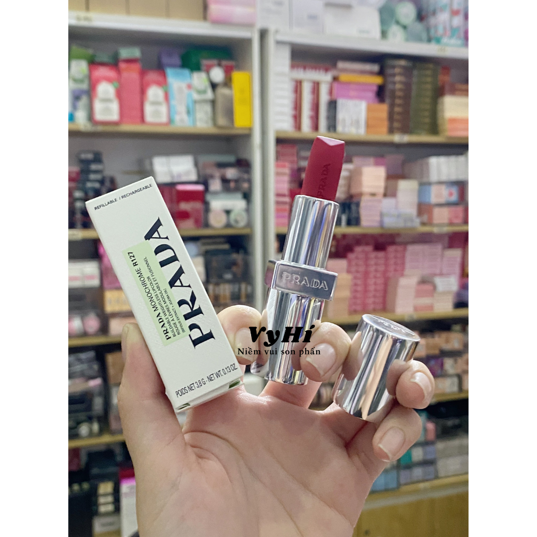 Son thỏi Prada Monochrome Hyper Matte 3.8g – Vy Hí Beauty