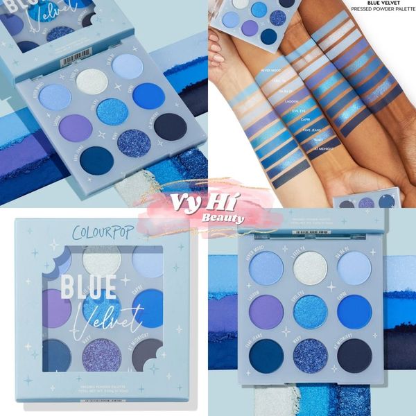 Bảng mắt Colourpop Blue Velvet 9 ô – Vy Hí Beauty