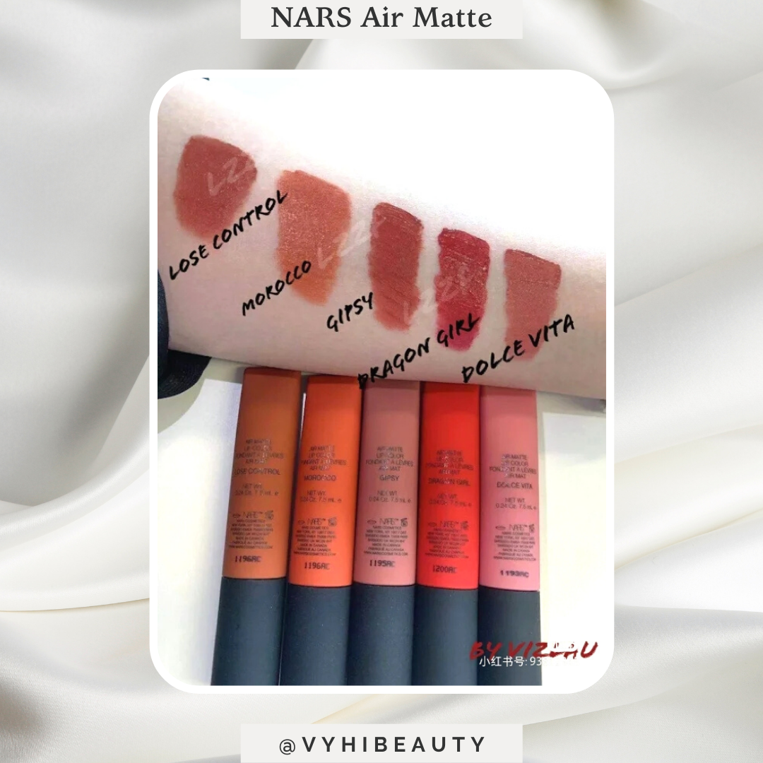 Son kem Nars Air Matte Lip Color – Vy Hí Beauty