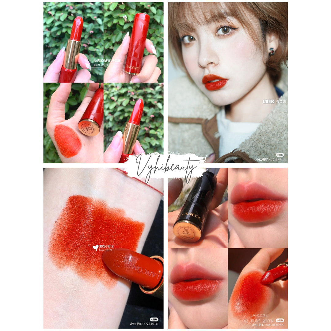 Son thỏi Lancome L'absolute Rouge Ruby cream – Vy Hí Beauty