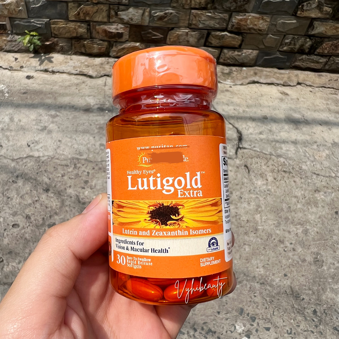 Viên uống Puritan's Pride Lutigold Extra 30 viên - bổ mắt, tăng cường ...