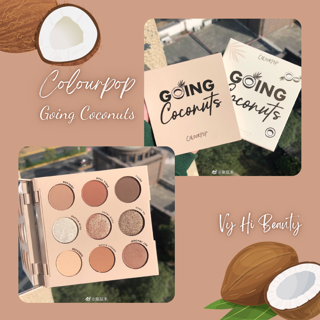 Bảng mắt Colourpop Going Coconuts – Vy Hí Beauty