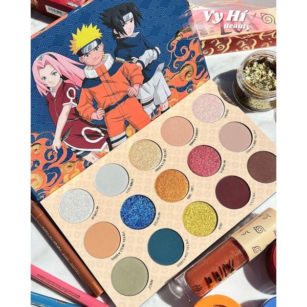 Bảng mắt Colourpop x Naruto 15 ô – Vy Hí Beauty