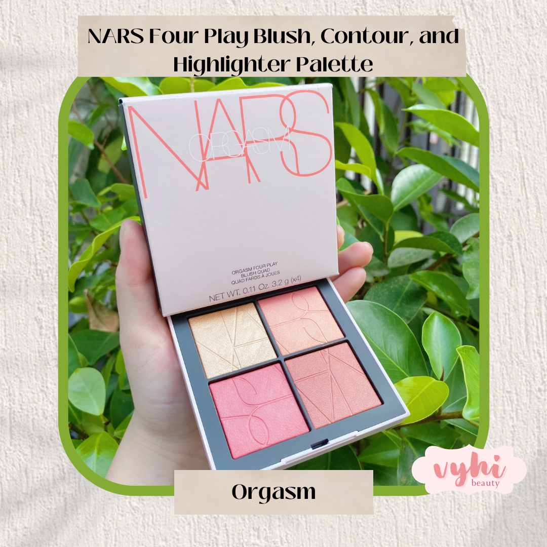 Bảng má NARS Orgasm Four Play Blush, Contour, and Highlighter Palette – Vy Hí Beauty