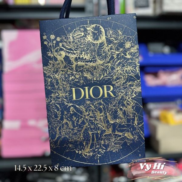 Túi giấy Dior Xmas AOG DTC Long size shop bag x10 Int22 size 14.5 x 22 ...