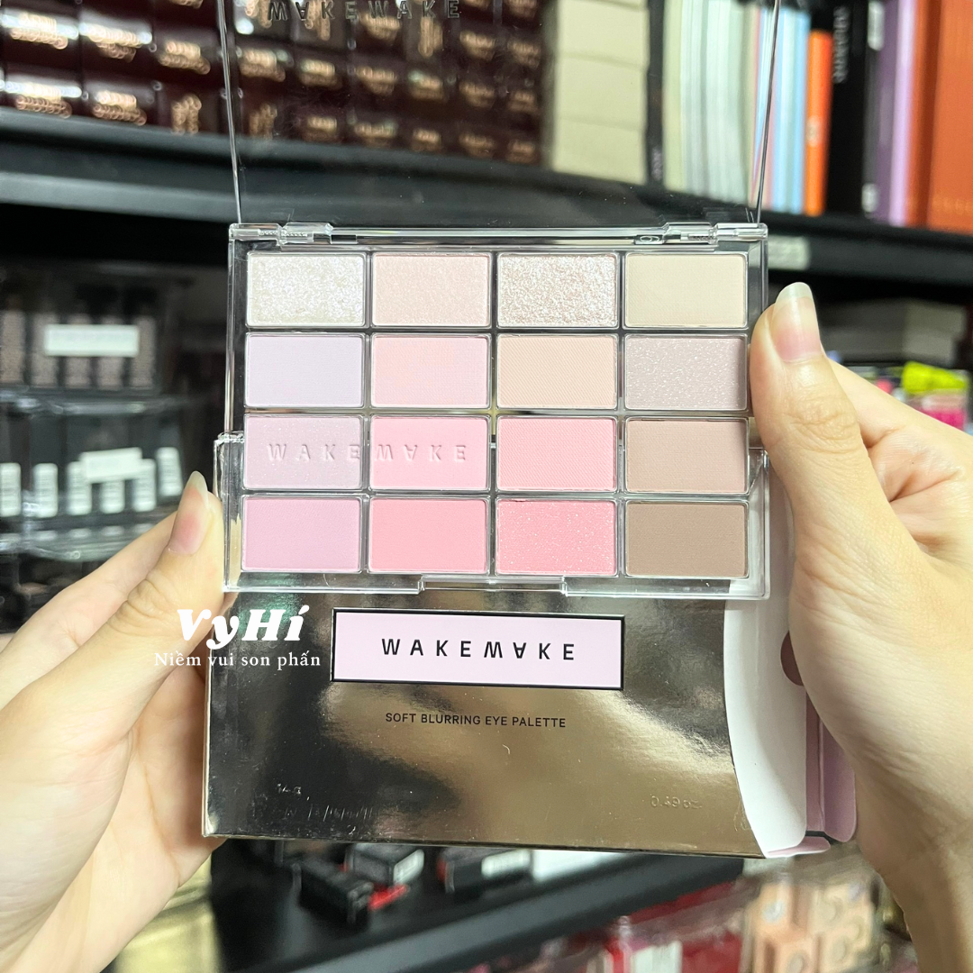 Bảng mắt Wakemake 04 Lavender Blurring 16 ô – Vy Hí Beauty