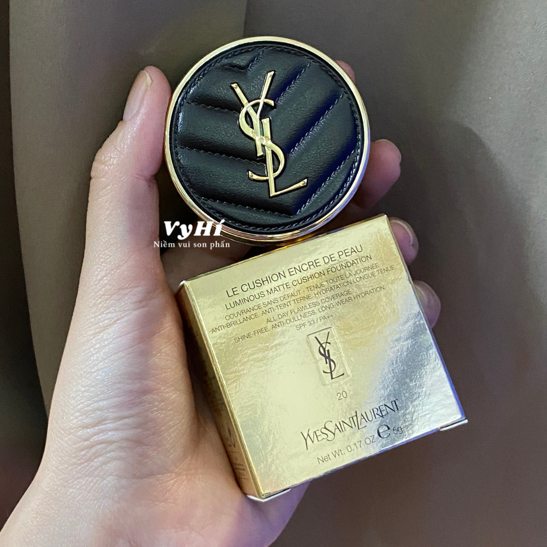 Cushion YSL Le Cushion Encre De Peau Luminous Matte SPF 50+/PA+++ mini – Vy Hí Beauty