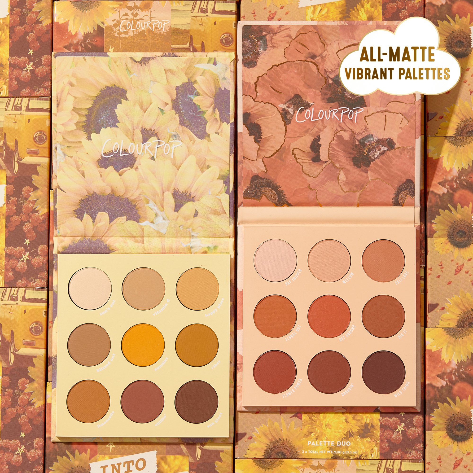 Set 2 bảng mắt Colourpop Into Bloom – Vy Hí Beauty