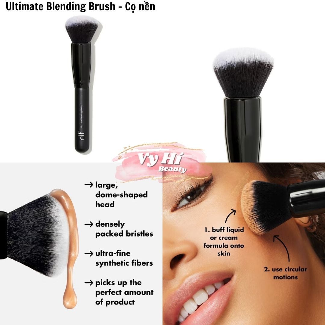 Cọ lẻ ELF Ultimate Blending Brush | Tán Nền Hoàn Hảo, Mịn Như Da Thật ...