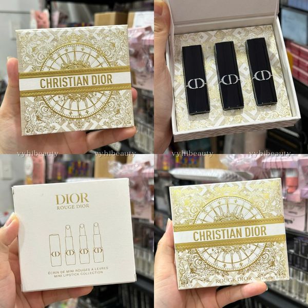 Set son Dior Rouge Dior 3 cây mini 3 x 1.5g – Vy Hí Beauty